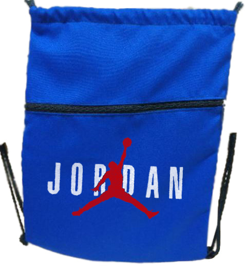 Jordan String Bag Drawstring Bag With Extra Pocket Zipper – Arteefi