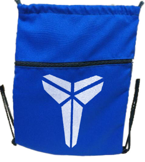 Black Mamba String Bag Drawstring Bag With Extra Pocket Zipper – Arteefi